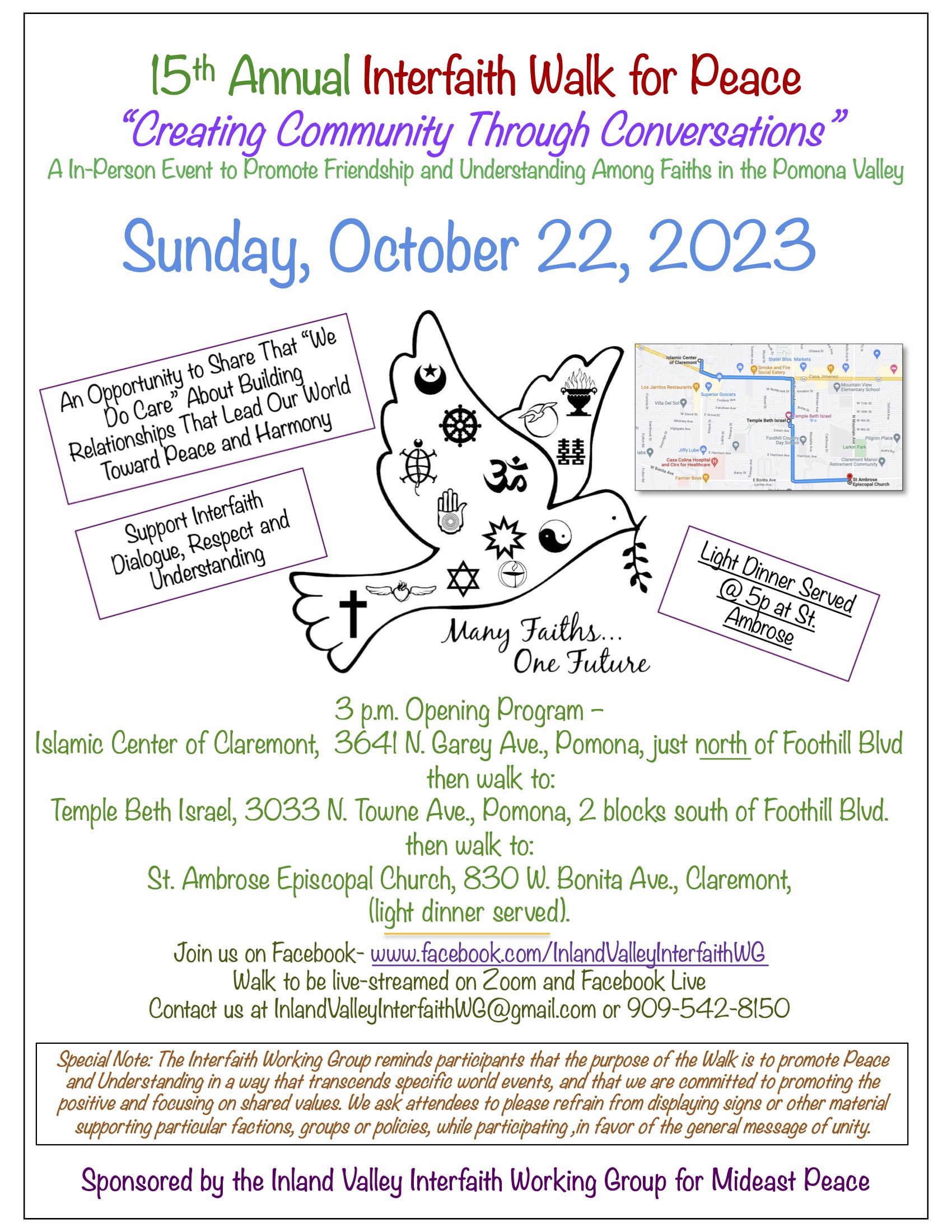 INTERFAITH ACTIVITIES - Temple Beth Israel